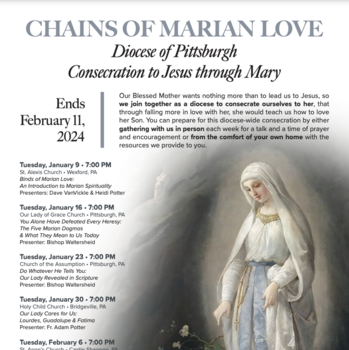 Chains of Marian Love: Marian Consecration Preparation | Catholic Diocese of Pittsburgh ...